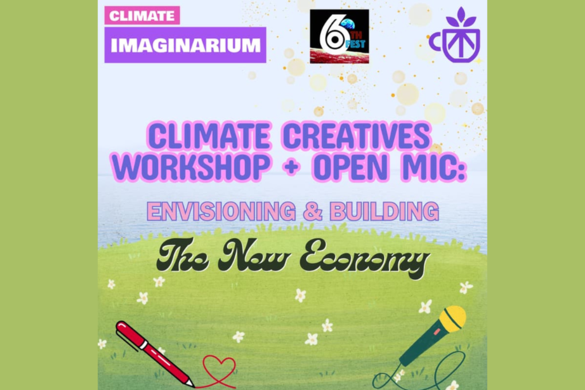 Climate Creatives Workshop + Open Mic | Governors Island (en-US)
