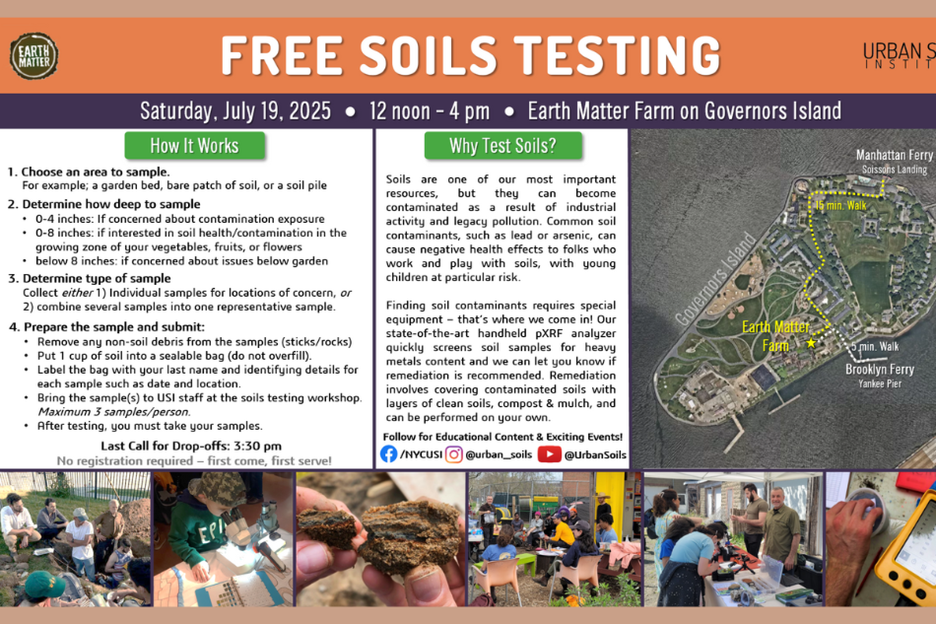 Free Soils Testing | Governors Island (en-US)