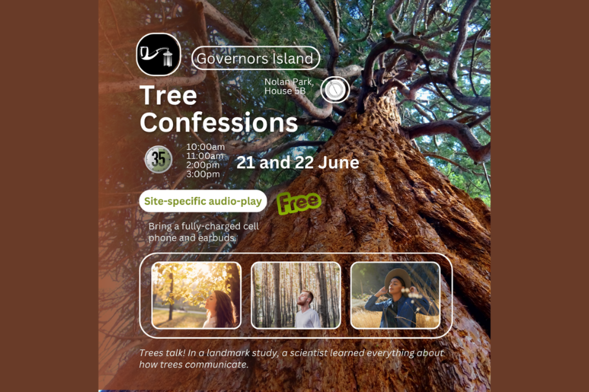 Tree Confessions: A Site-Specific Audio Play | Governors Island (en-US)